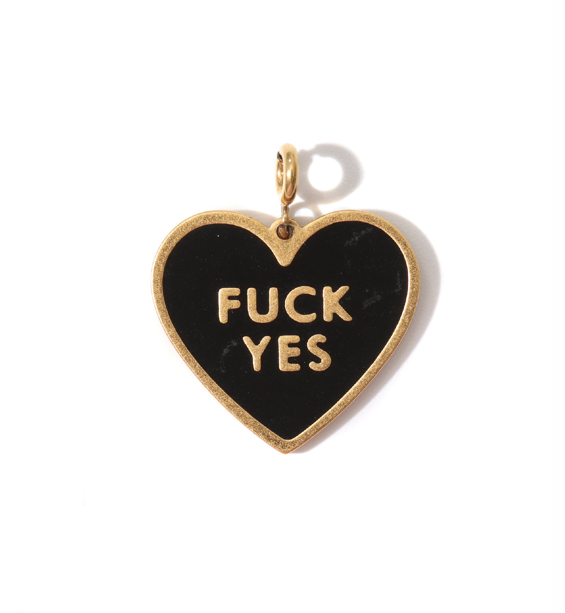Fuck Yes Pendant • Black / Reversible – Matter Matters