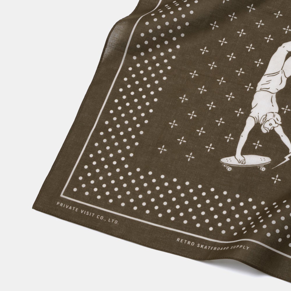 Private Visit / Botanical Dye Bandana • Dark Olive – Matter Matters
