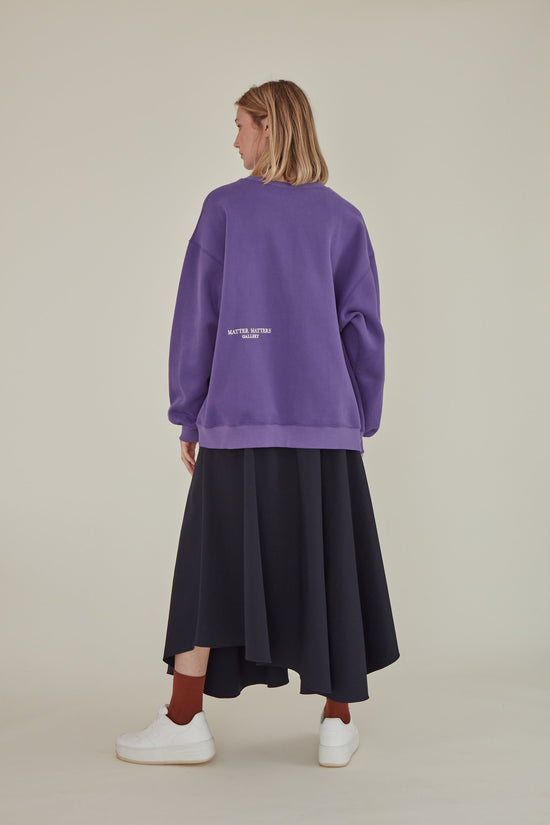 Be Amusing / Oversized Sweatshirt • Purple – Matter Matters