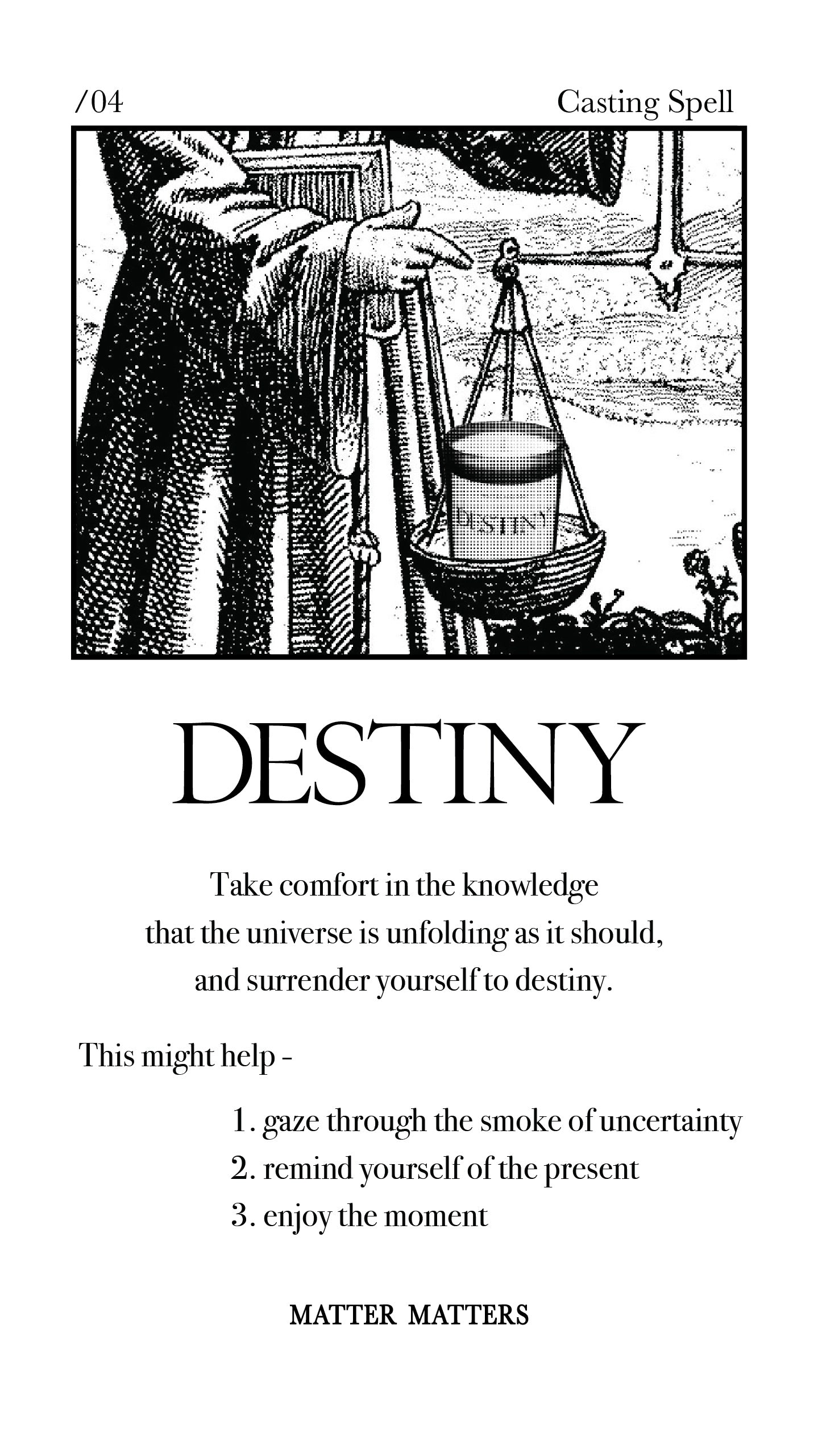 Destiny – Matter Matters